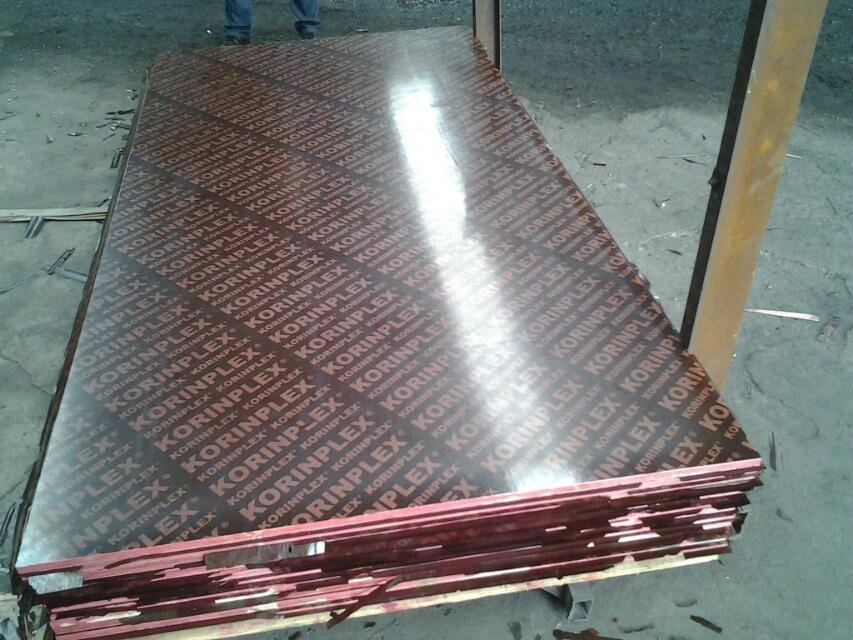 WBP Glue Brown Film Faced Plywood Two Hot-Press With Total Hardwood Core