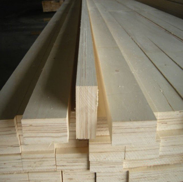 Pine / Hardwood LVL Lumber , 1220mm x 2440mm x 30mm Laminated Veneer Lumber Customized