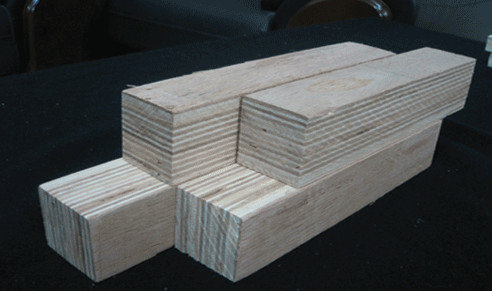 Fresh Poplar Material LVL Lumber For Door Core  , Pallets And Furniture
