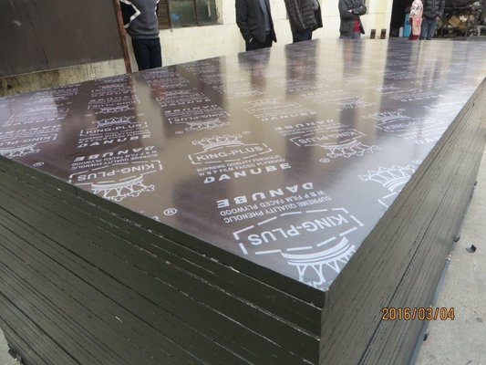 KINGPLUS film faced plywood for construction,building material.imported dynea film.china factory supplier