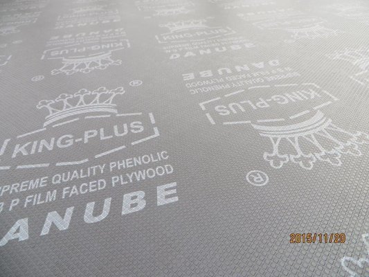 KINGPLUS film faced plywood ANTI-SLIP for construction,building material.imported dynea film.china factory supplier