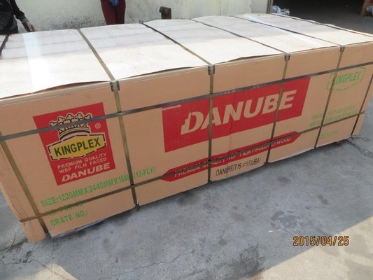KINGPLEX' BROWN FILM FACED PLYWOOD, COMBI CORE, WBP PHENOLIC GLUE, IMPORTED BROWN FILM