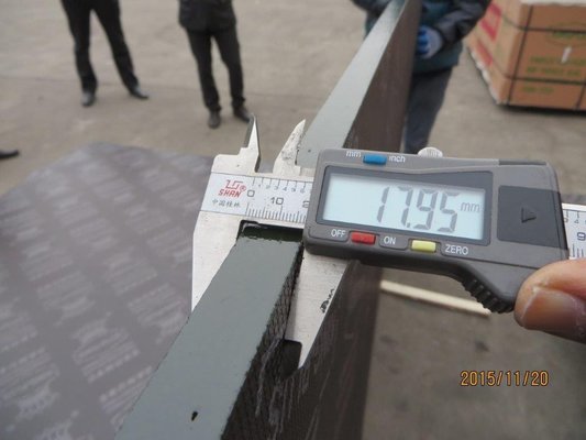 KINGPLUS film faced plywood ANTI-SLIP for construction,building material.imported dynea film.china factory supplier