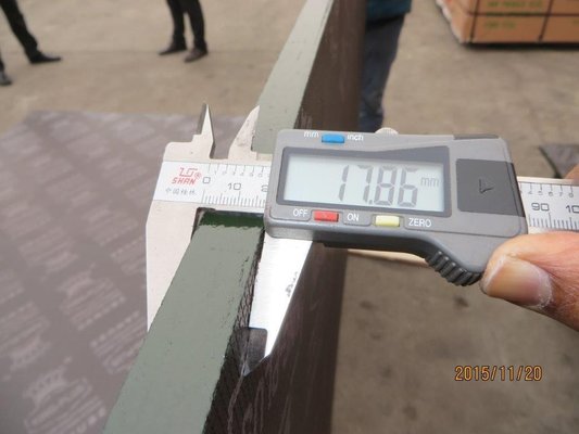 KINGPLUS film faced plywood ANTI-SLIP for construction,building material.imported dynea film.china factory supplier