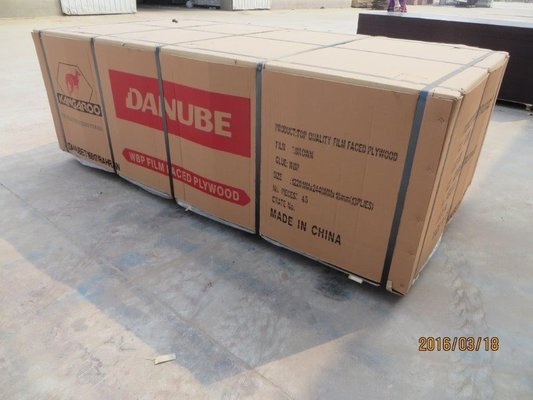 KANGAROO' BRAND FILM FACED PLYWOOD, POPLAR CORE, WBP MELAMINE GLUE, BROWN PRINTED FILM