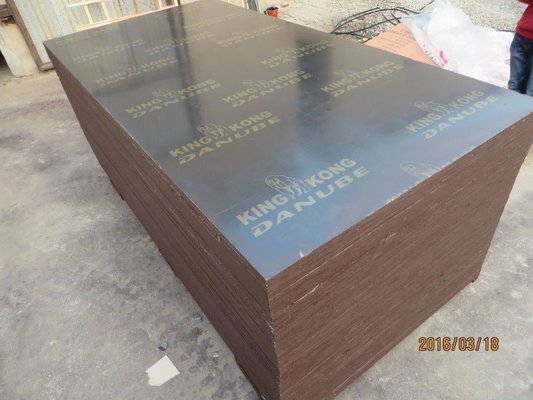 BLACK FILM FACED PLYWOOD, 'MR' GLUE, POPLAR CORE, BLACK FILM or BLACK PRINTED FILM