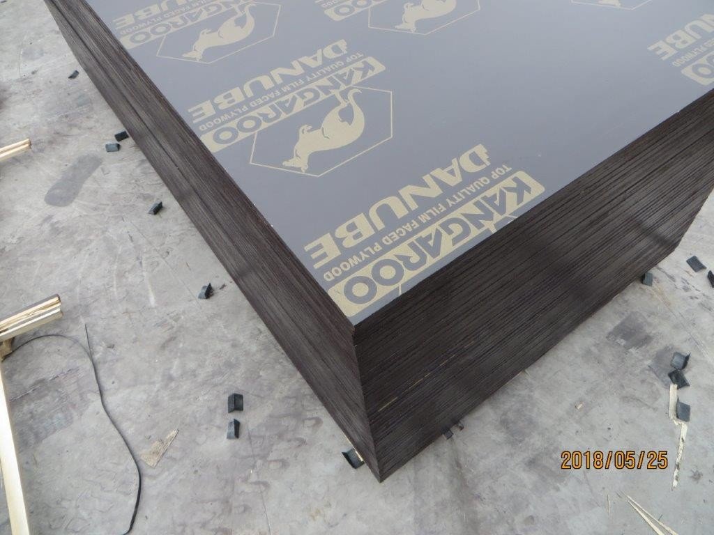 'KANGAROO' BRAND FILM FACED PLYWOOD, 18mm film faced plywood shuttering plywood