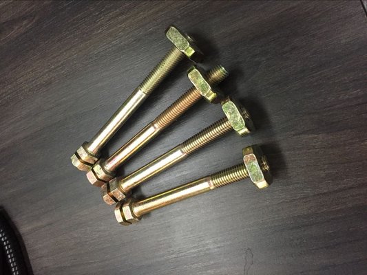 Carbon Steel Double Headed Bolt Small Size For Busbar Joint Connection