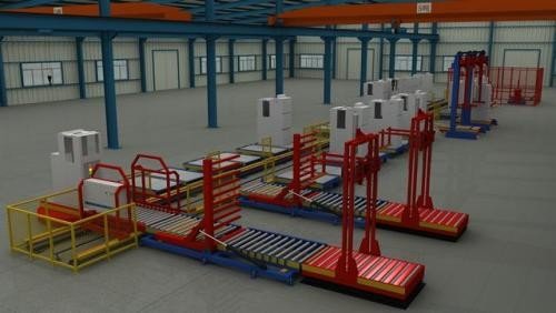 Distribution Box Switch Gear Production Line For Distribution Board Swichgear Equipment
