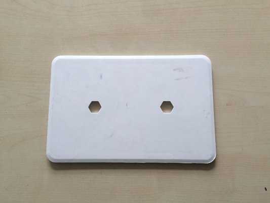 Busbar Insulation Joint Insulator Plate White Color Light Weight With Two Holes