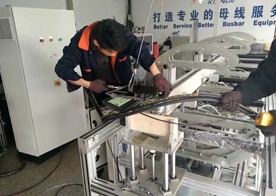 630A-2500A Busbar Fabrication Machine Semi - Automation Busbar Processing Machine
