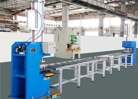 Gas Hydraulic Booster Press Busbar Bending Machine Double Column Shearing Structure