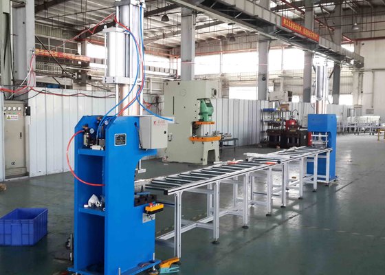 Double Column Gas Hydraulic Busbar Assembly Line For Copper Bar Bending