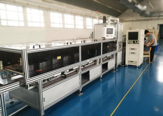 Busbar Clamp Machine , Busway System Inspection Line For High Voltage Withstanding Testing