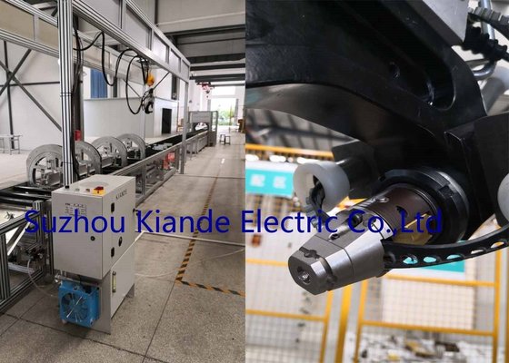 Steel Hardware Rivets Station Automatic Feeding For Busbar Profile Assembly