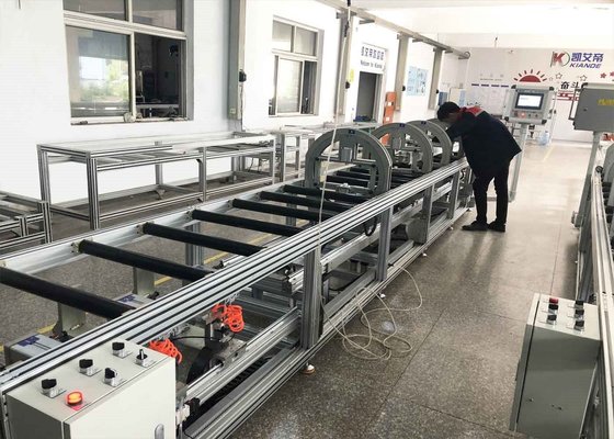 busbar assembly machine for busbar trunking system clinching and reversal