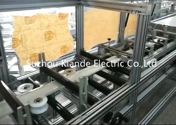 Busbar mylar folding machine for busbar mylar forming double channel