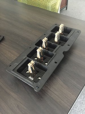 Industrial Plugs Busbar Accessories Copper Fingers Galvanized Surface