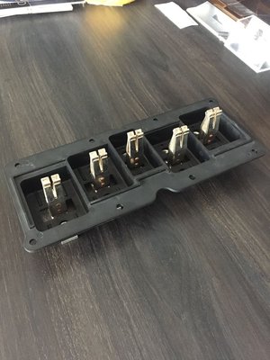 Copper Pins Busbar Accessories 6mm Thickness Small Size For Industrial Plugs