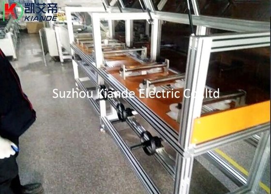 Busbar Polyester Film Making Machine For Busbar Mylar Forming Double Channel