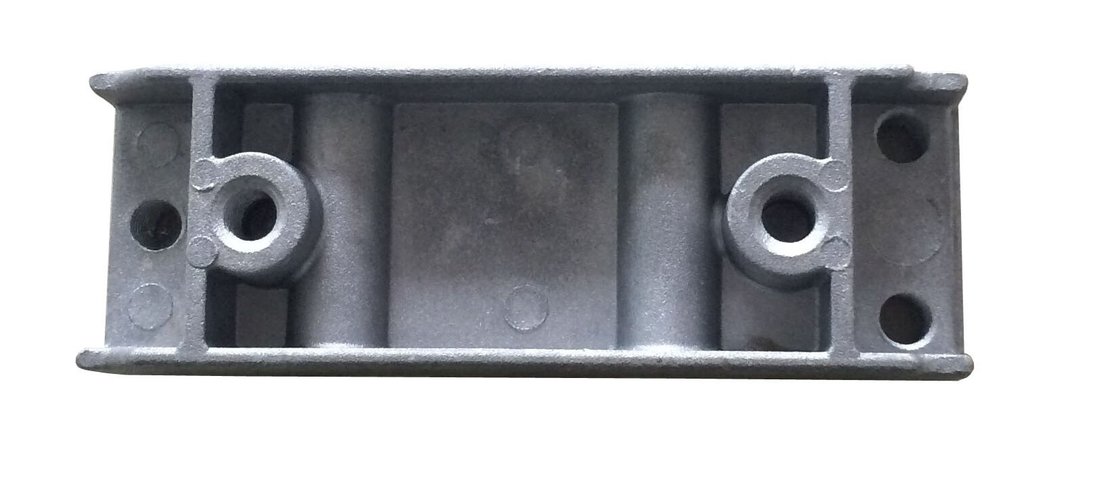 Plug In Box Busbar End Cap Die Casting Parts 115mm Width Gray Color