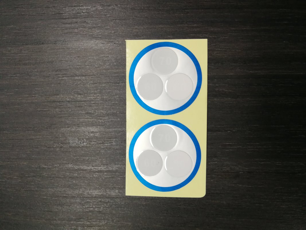 Large Temp Range Temperature Indicator Stickers Strong Adhesive For Any Surface