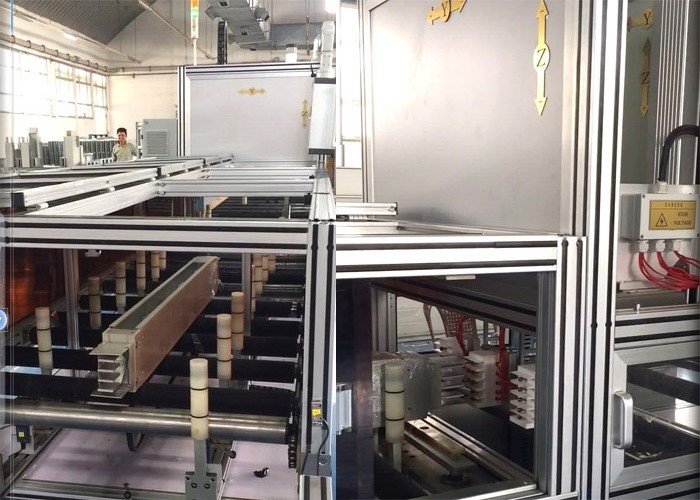 Busbar Automatic Processing Machine , Busway Testing Machine And Record The Test Result