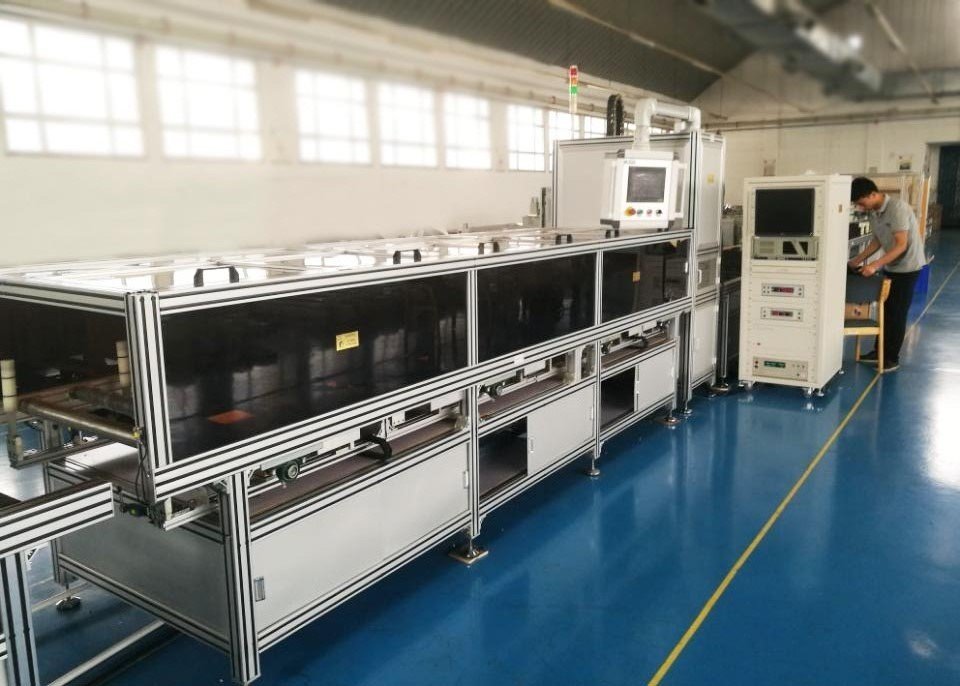 Busbar Clamp Machine , Busway System Inspection Line For High Voltage Withstanding Testing