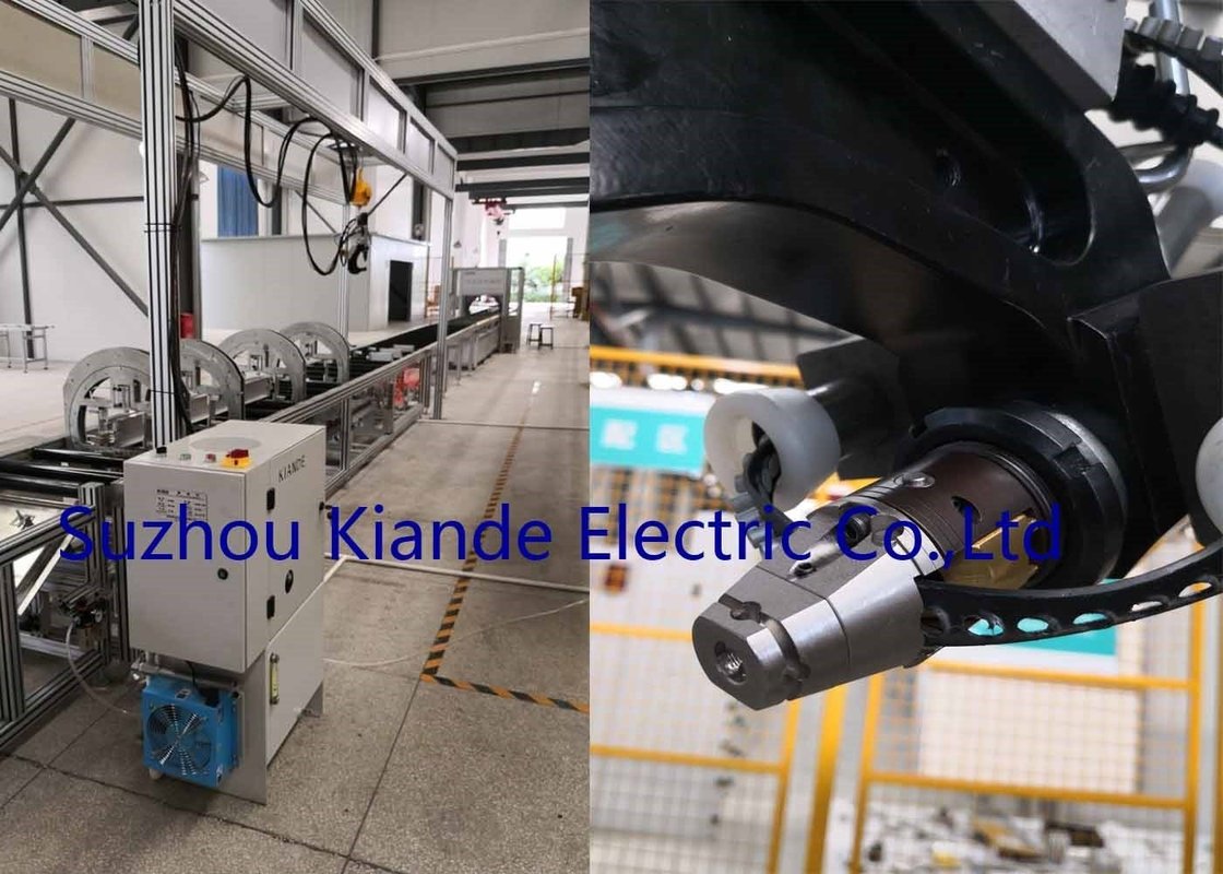 Steel Hardware Rivets Station Automatic Feeding For Busbar Profile Assembly