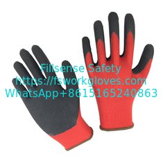 13G Polyester Liner Sandy Nitrile Dipped Work Gloves Nitrile Dipped Gloves Nitrile Work Gloves Safety Work Gloves