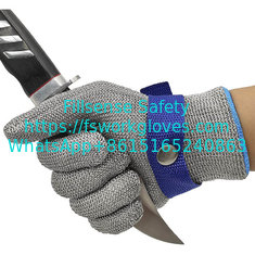 Stainless Steel Wire Metal Mesh Butcher Gloves Cut Resistant Work Gloves Anti Cut Gloves For Kitchen