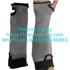 Anti Cut Level 5 UHMWPE/HPPE Cut Resistant Slees With Velcro Anti Cut Sleeves
