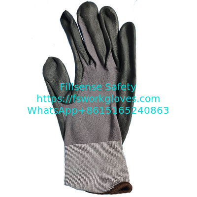 15Gauge Nylon Spandex Liner Nitrile Foam Coated Gloves Industrial Work Gloves Mechanic Gloves