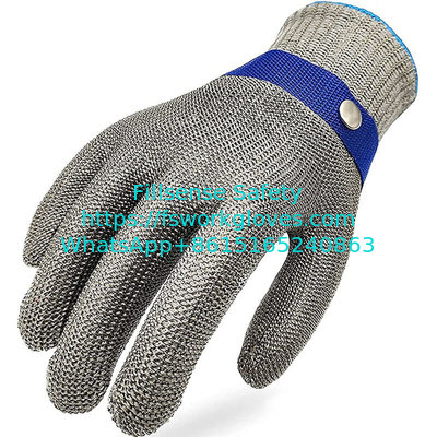 Metal Mesh Gloves Butcher Gloves Stainless Steel Gloves Cut Proof Gloves Kitchen Cutting Gloves For Kitchen