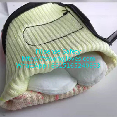 UHMWPE(HPPE) Liner Nitrile Sandy Coated TPR Gloves Cut Resistant Gloves Anti Impact Gloves Anti Vibration Gloves