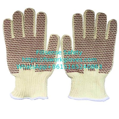Kevlar Outer Cotton Inner Heat Resistant Silicone Cooking Gloves heat resistant oven gloves with fingers