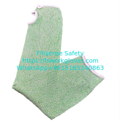 Anti Cut Level 5 UHMWPE(HPPE) Cut Resistant Thumb Hole Sleeve With Elastic Cuff Cut Resistant Sleeves Anti Cut Sleeves