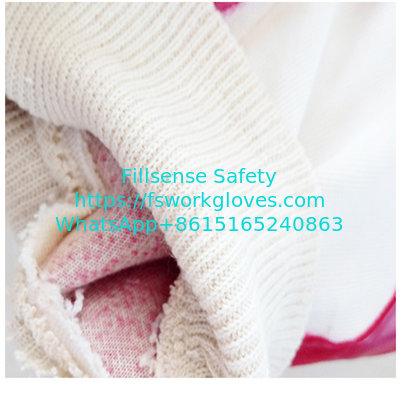 Cotton Interlock Liner Knit Wrist PVC Coated Work Gloves PVC Dipped Gloves Waterproof Work Gloves