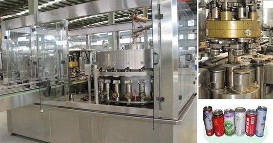 carbonated soft drink canned production line tin can carbonated drink filling aluminium can seaming machine supplier