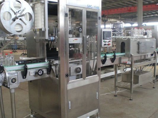 Plastic Round Bottle Labeling Machine/Mineral Water Bottle Sleeve Labeling Plant/Automatic Soft Drinks Bottle Labeling supplier