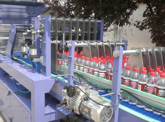 High speed linear PE film heat shrink wrapping machine / good price packaging equipment supplier