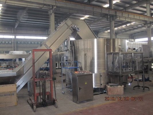 fully automatic plastic beverage bottles unscrambling machine supplier