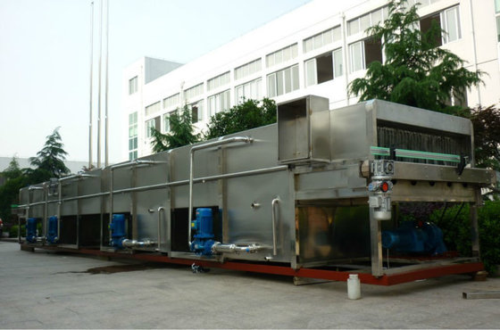 Glass Pet Bottle Cans Tunnel Pasteurizer With Customized Length And Width supplier