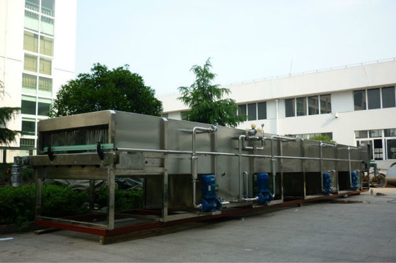 Glass Pet Bottle Cans Tunnel Pasteurizer With Customized Length And Width supplier