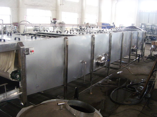 LP-10x2.1 Spraying Cooling Tunnel for Bottled Juice Pasteurizer supplier