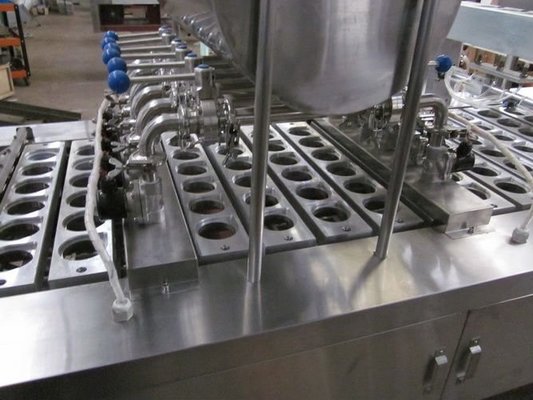 Automatic water filling machine cup or plastic paper cup filling sealing machine for mineral water yogurt fruit jelly supplier