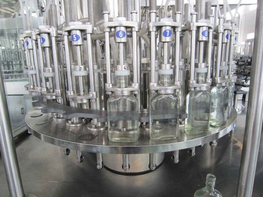 Negative pressure glass wine bottling plants / wine filling machine / wine bottle filler supplier