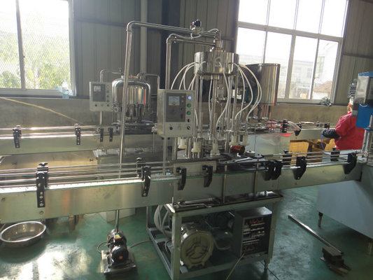 Negative pressure glass wine bottling plants / wine filling machine / wine bottle filler supplier