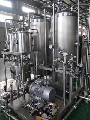 Stainless steel making carbonated soft drink beverage mixer for filling production line supplier