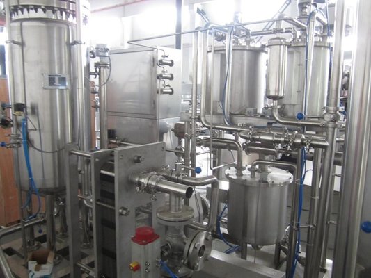 Stainless steel making carbonated soft drink beverage mixer for filling production line supplier